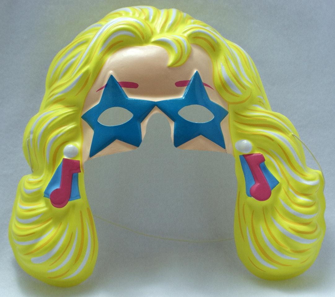 Vintage Rockin Barbie Halloween Mask Mattel Collectible 1991 Costume ...