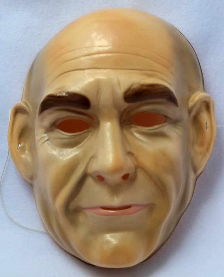 Vintage Jean-Luc Picard Halloween Mask Star Trek Collectible 1992 Ente ...