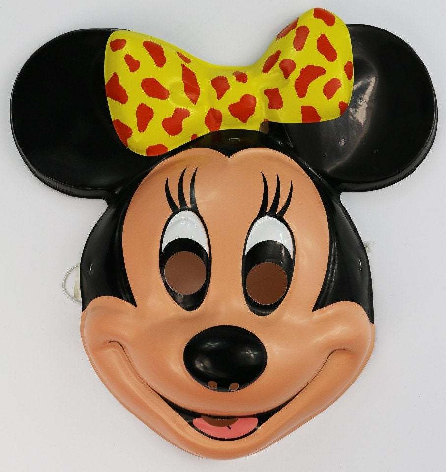 Vintage Minnie Mouse Halloween Mask Mickey Ben Cooper Costumes Collect ...