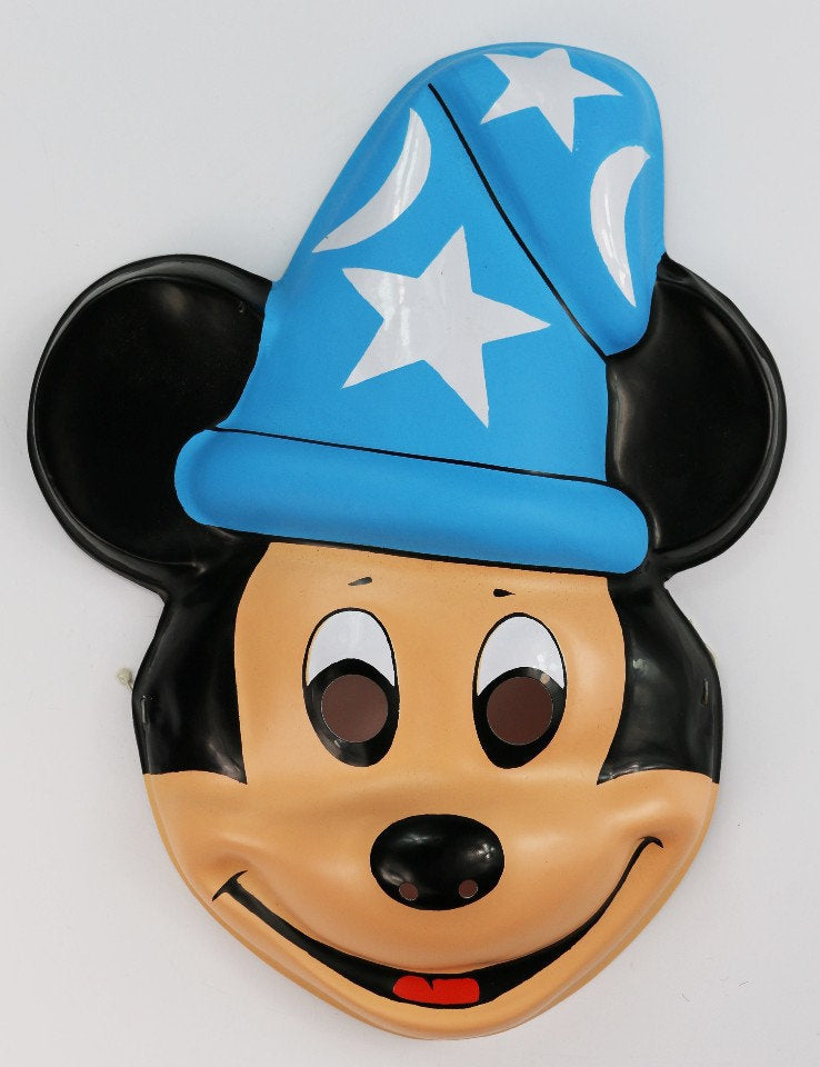 Vintage Mickey Mouse Fantasia Halloween Mask Walt Disney Ben Cooper Co ...