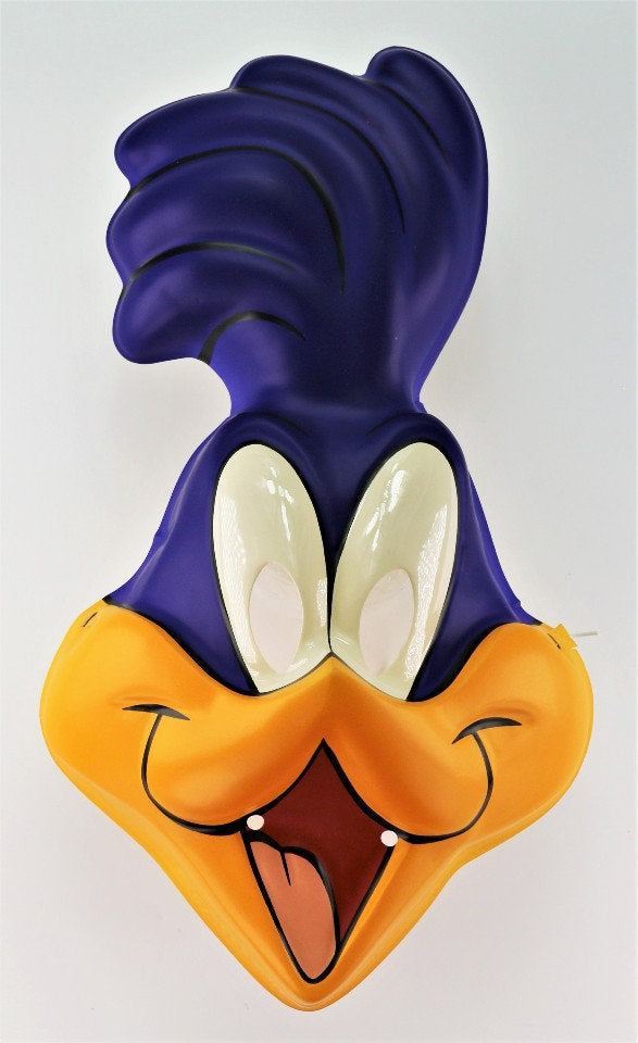 Vintage Road Runner Halloween Mask Looney Tunes Collectible Costume Wi ...