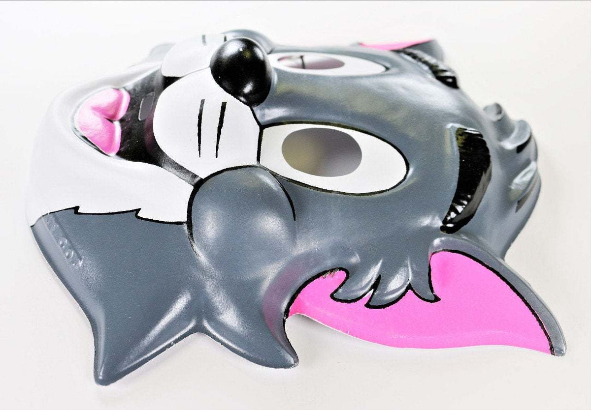 Vintage Tom Cat Halloween Mask Tom and Jerry Cartoon Collectible Costu ...