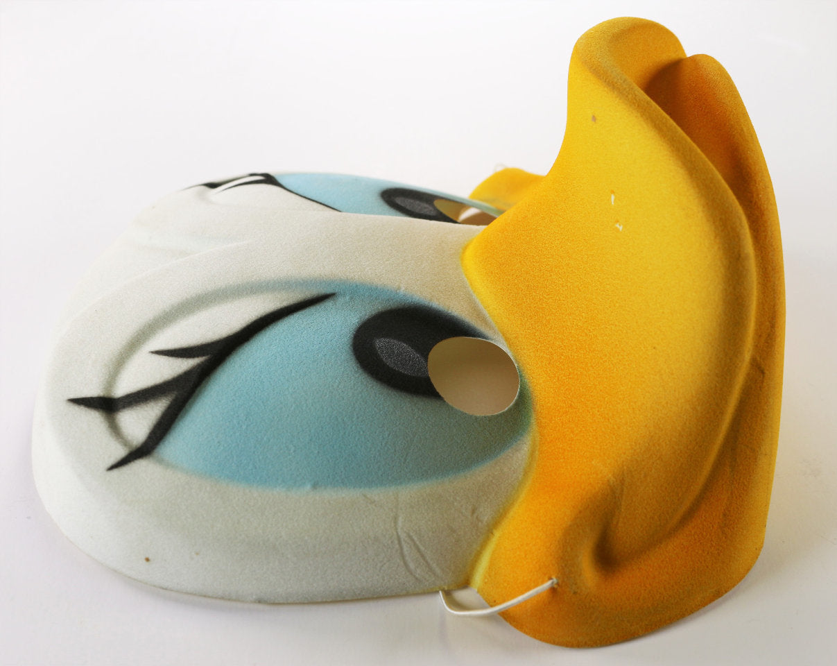 Vintage Felt Daisy Duck Halloween Mask Walt Disney Ben Cooper Collecti ...