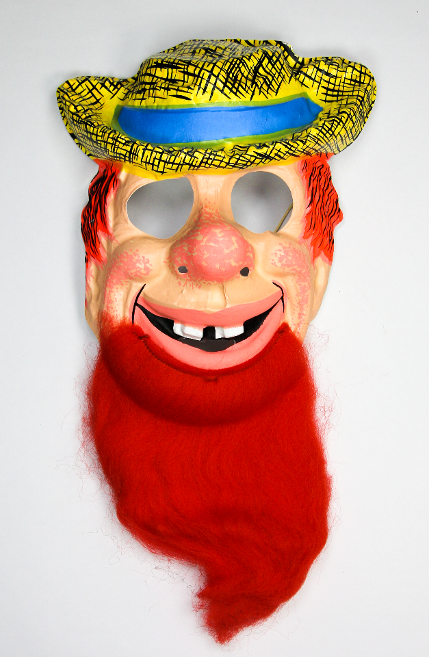 Vintage Hillbilly Halloween Mask Collectible 1970s 70's Costume – The ...