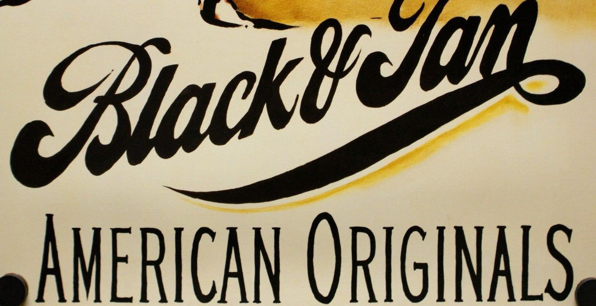 Anheuser Busch Black And Tan Beer American Original Poster Mint Rare V ...