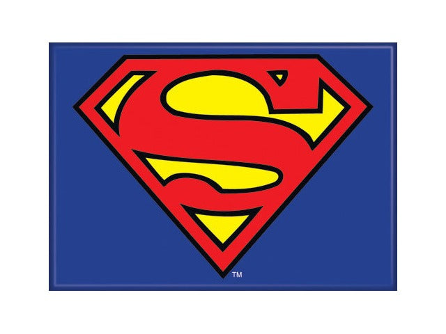 Superman logo DC detective comics comic book art superhero FRIDGE MAGN ...