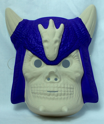 Skull Devil Skeleton Vintage Mask Plastic New Old Stock Halloween Mask ...