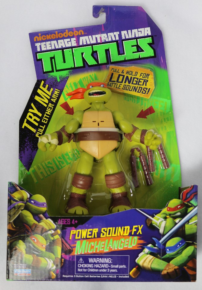 Teenage Mutant Ninja Turtles Power Sound FX Michelangelo Action Figure ...