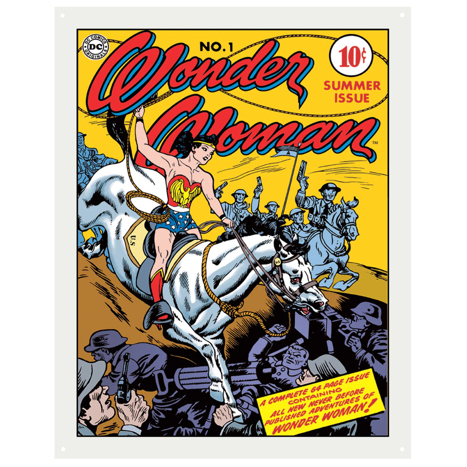 No. 1 Wonder Woman Tin Sign DC Comics Justice League Comic Books – The ...