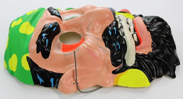 Vintage Pirate Halloween Mask Blackbeard 1960s Zest Mask Sailor Buccan ...