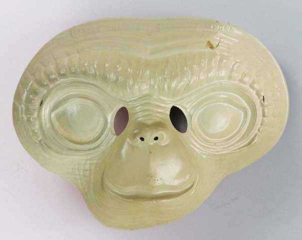 Vintage E.T. Extra Terrestrial Halloween Mask Universal Studios ET Ali ...