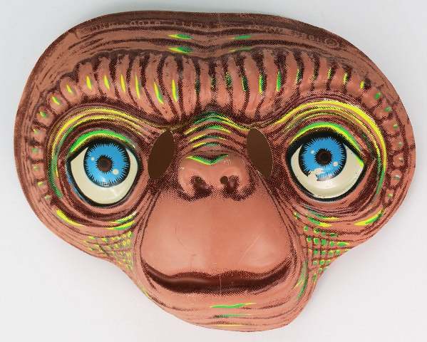 Vintage E.T. Extra Terrestrial Halloween Mask Universal Studios ET Ali ...
