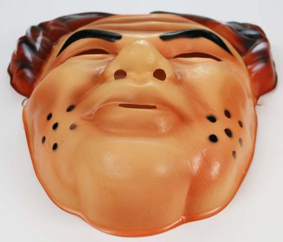 Vintage Dick Tracy Flattop Jones Sr. Halloween Mask Walt Disney Ben Co ...