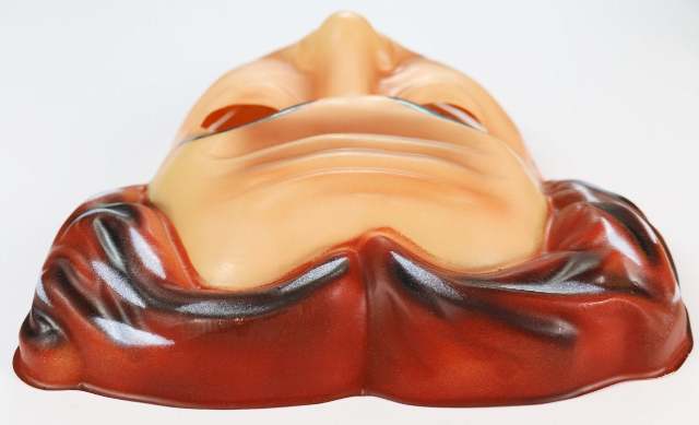 Vintage Dick Tracy Flattop Jones Sr. Halloween Mask Walt Disney Ben Co ...