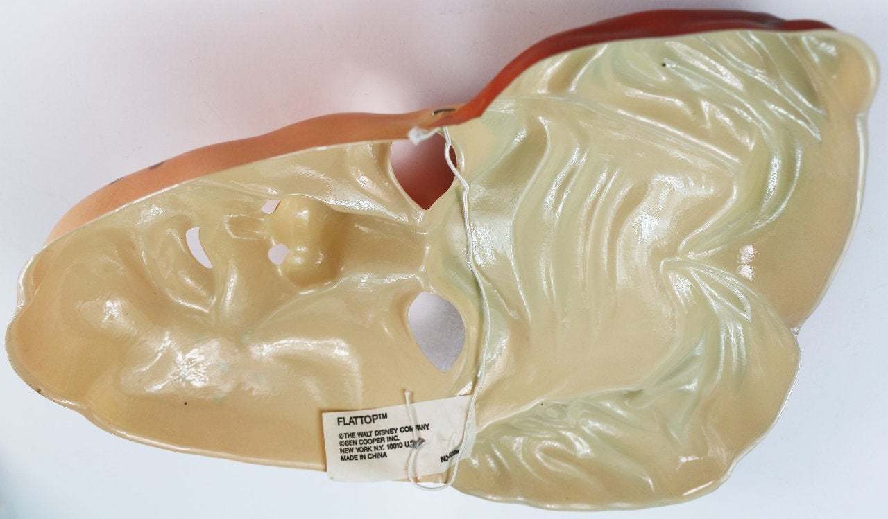 Vintage Dick Tracy Flattop Jones Sr. Halloween Mask Walt Disney Ben Co ...