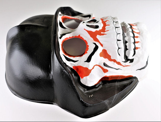 Vintage Collegeville Skull and Helmet Halloween Mask 1970s German Kais ...