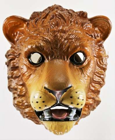 Vintage Cesar Lion Halloween Mask Lion King of the Jungle Book King ...