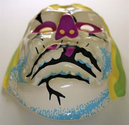 Vintage Arabian Skull Halloween Mask AJ Quality 1980s Skeleton Monster ...