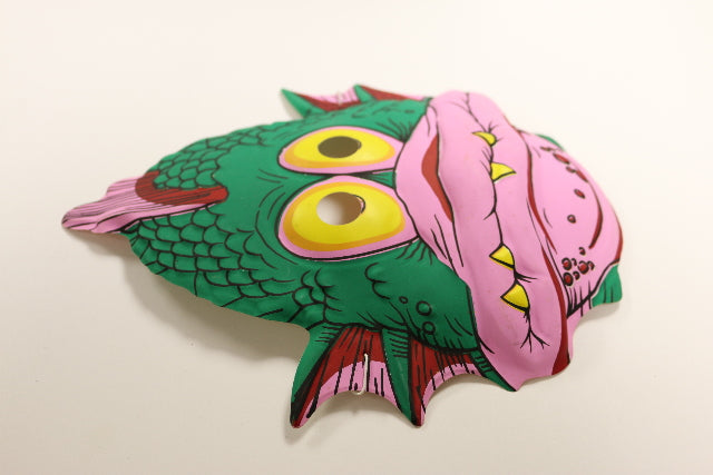 Vintage Topstone Fish Swamp Monster Halloween Mask 80's Swamp Creature ...