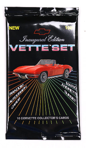 Vette Set Vintage Trading Cards ONE Pack 1991 Chevrolet Chevy Corvette ...