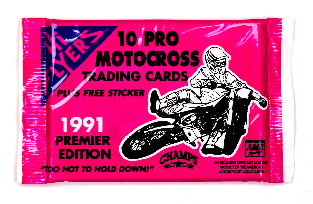 Hi Flyers Pro Motocross Vintage Trading Cards ONE Pack 1991 Champs AMA ...