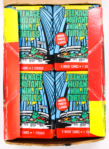 Teenage Mutant Ninja Turtles TMNT Movie Vintage Trading Cards ONE Wax ...
