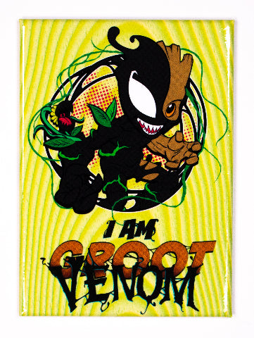 Marvel I am Groot Venom FRIDGE MAGNET Guardians of the Galaxy Spiderma ...