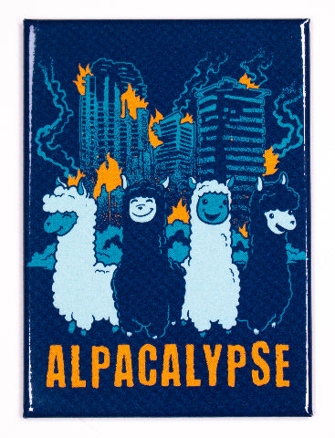 Alpacalypse FRIDGE MAGNET Funny Meme Humor Alpaca Llama Apocalypse ...