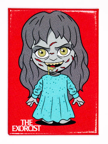 The Exorcist Linda Blair Chibi FRIDGE MAGNET Horror Movie – The Wild Robot