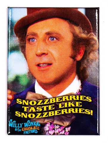 Willy Wonka and the Chocolate Factory Snozzberries FRIDGE MAGNET Golde ...