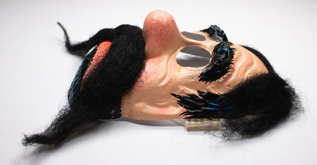 Vintage Ben Cooper Bearded Hobo Halloween Mask 70's Collegeville Halco ...