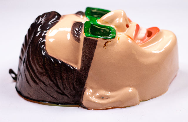 Vintage Bayshore 1960's Beatnik Man Halloween Mask Hipster Collegevill ...